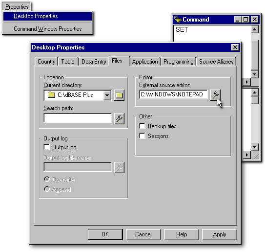 The dBASE interface