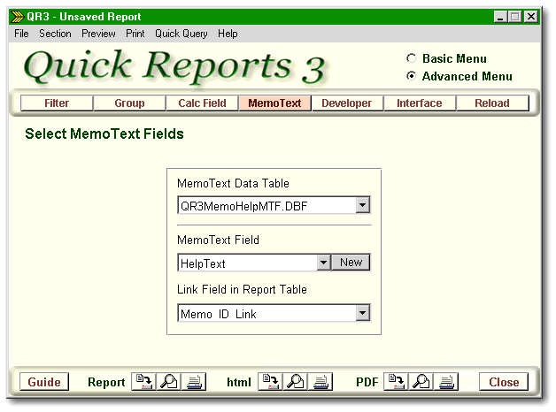 Quick Reports 3